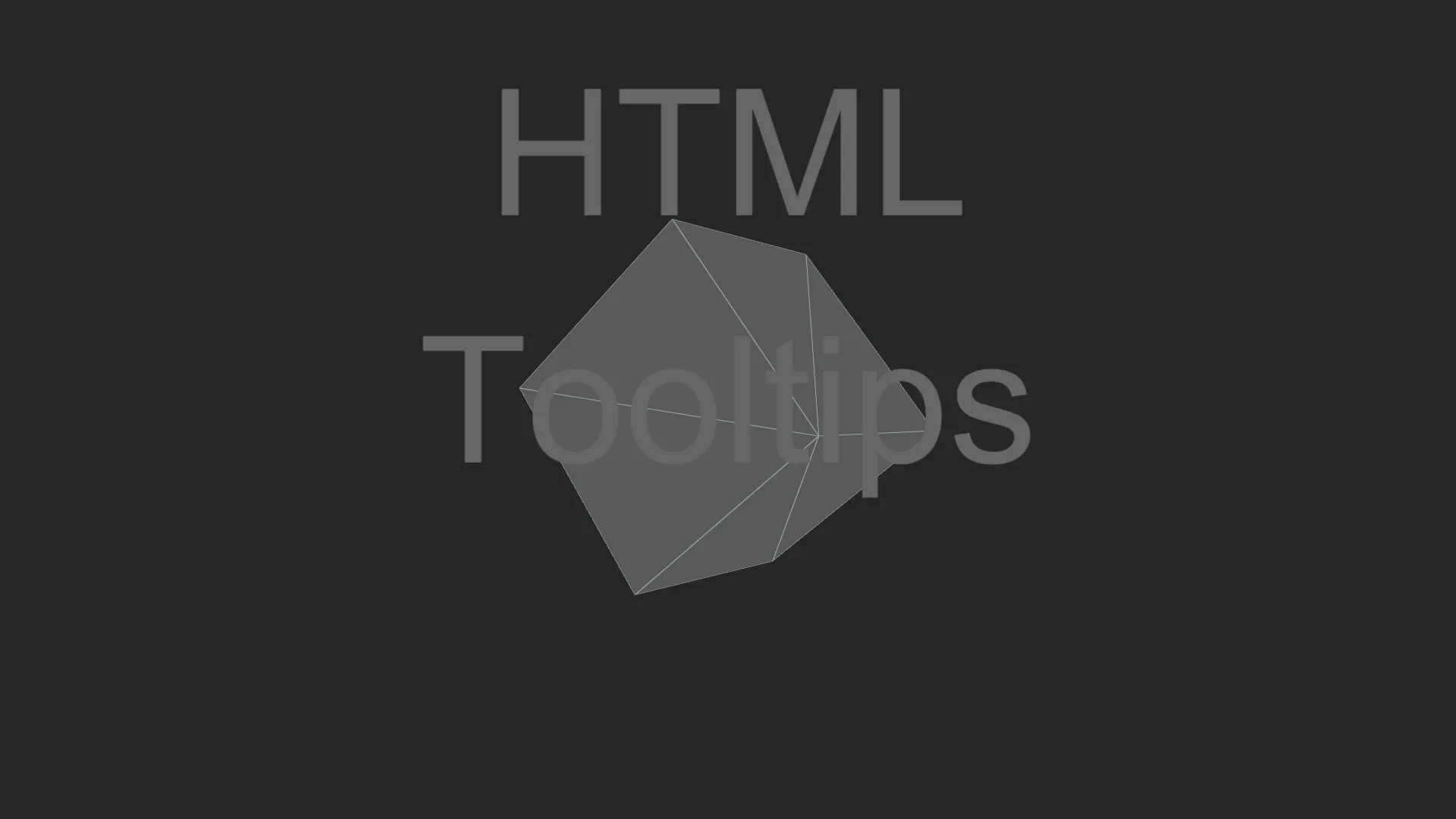 HTML Tooltips