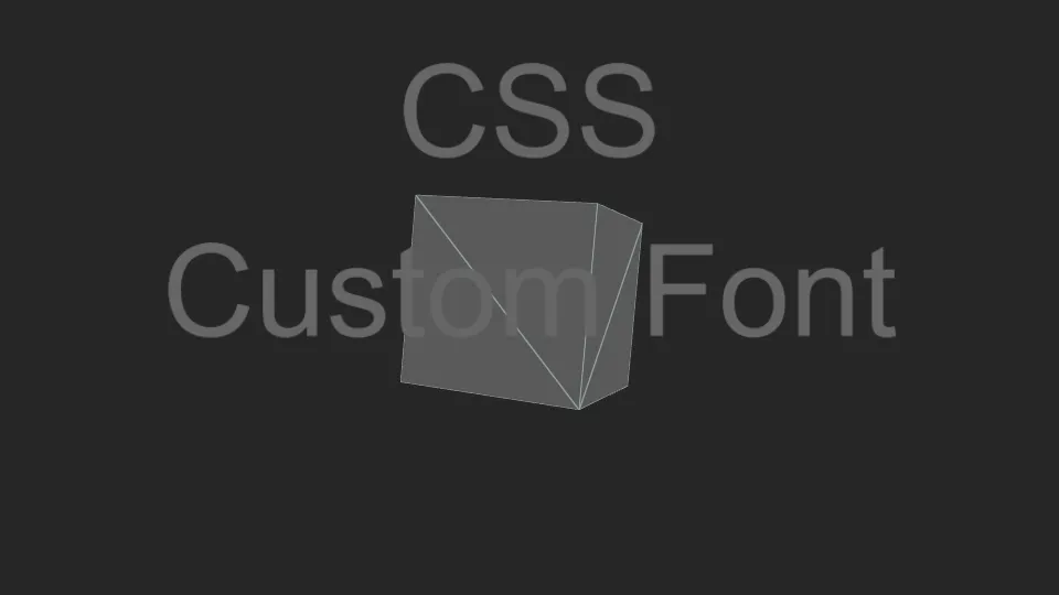 Example CSS Custom Font